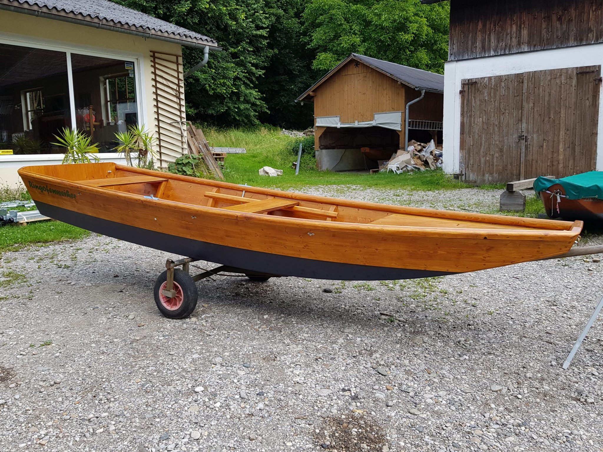 Motorzille Fichte 5,5 m Exclusive – Zillen und Holzboote nach Maß