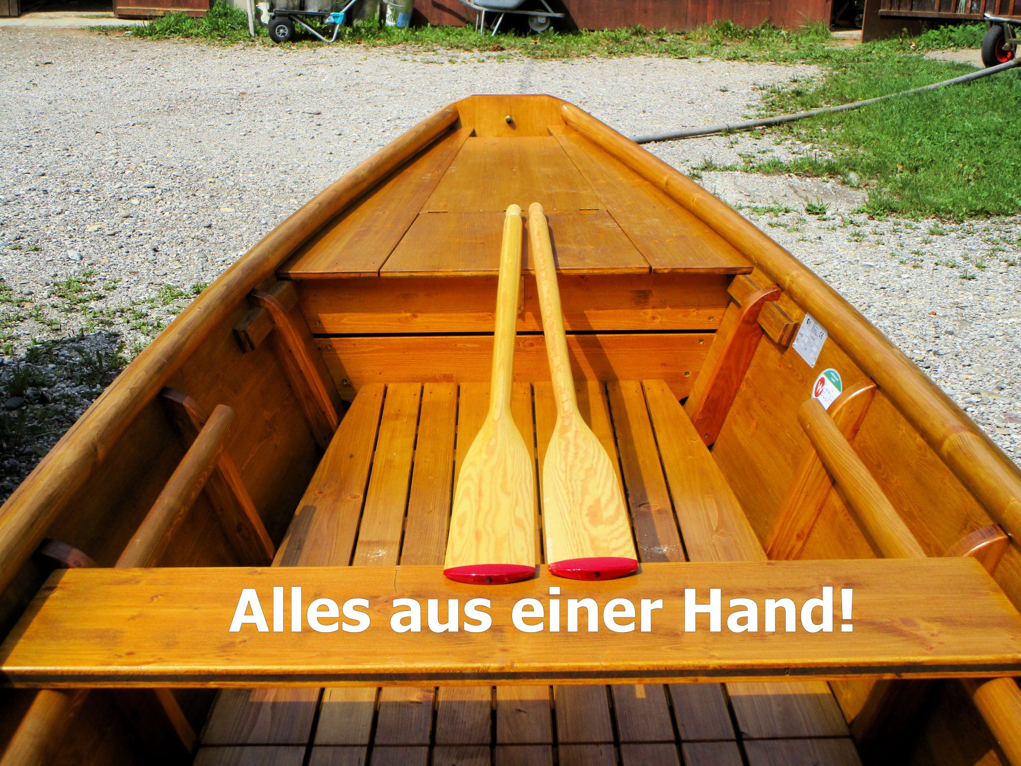 Weiteres Zubehör für Ihre Zille – Zillen und Holzboote nach Maß